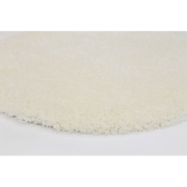 Flokati Shaggy White (Round) - WA Rugs